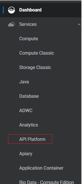 Creating An Oracle Api Platform Cloud Service Cs Instance Techsupper