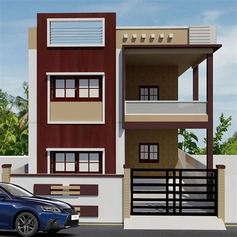 Duplex House Elevation Design Service At ₹ 7 Sq Ft In Ghaziabad Id