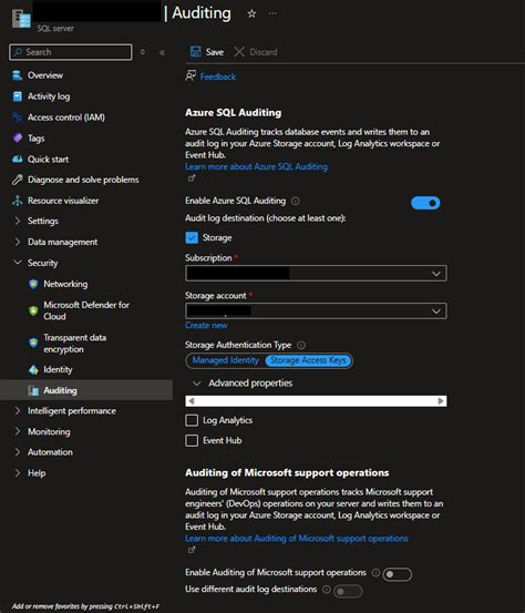 Add Azure Sql Server Auditing With Bicep Emily Lahren