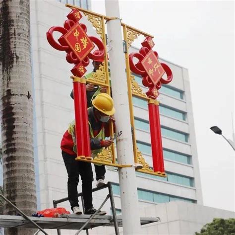 红色点亮文明 喜迎过年新风尚 北海 市民 大道