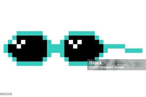Pixel Glasses Meme Like A Boss Meme Pixelation Accessory Optical