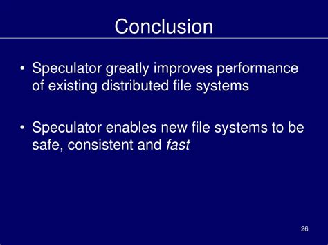 Ppt Speculative Execution In A Distributed File System Powerpoint