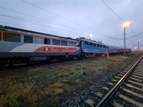 Accident feroviar în Ungaria Mecanici răniți un tren românesc este blocat