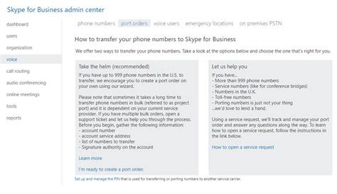 Porting Phone Numbers To Skype For Business Cloudrun