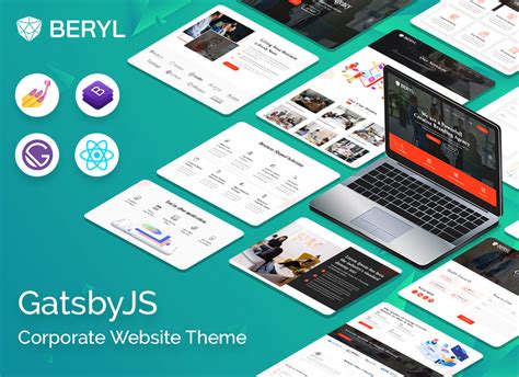 Beryl Agencycorporate Gatsbyjs Theme Reactrepo