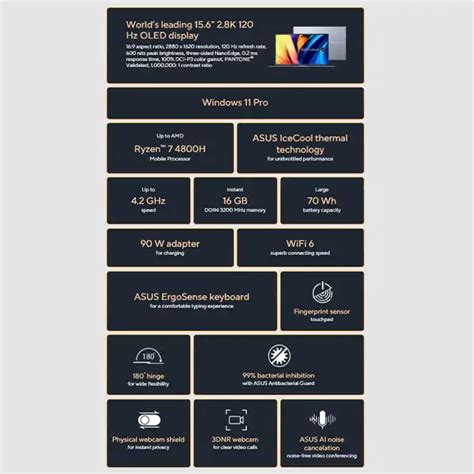 لپ تاپ Asus Vivobook 15x Oled M1503 هانسل