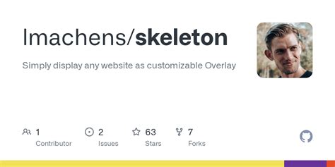 GitHub Lmachens Skeleton Simply Display Any Website As Customizable Overlay