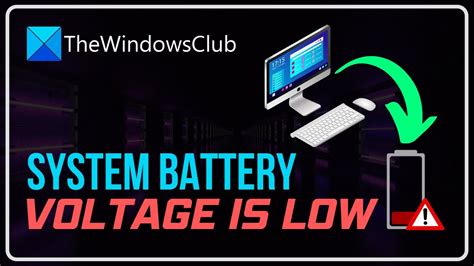 fix alert system battery voltage is low message youtube