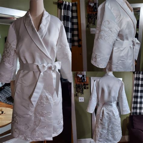 Bridal Robe Unpack The Dress Robe Made From Loved Ones Dress For