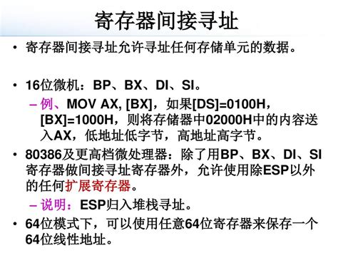 第3章 寻址方式 罗文坚 中国科大 计算机学院 Ppt Download