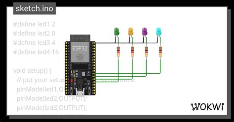 exp7 internship wokwi esp32 stm32 arduino simulator