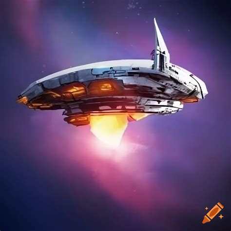 Spaceship Illustration