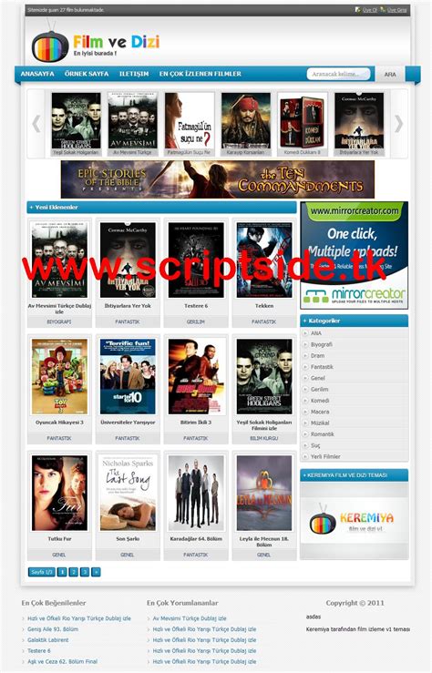 Keremiya v1 0 WordPress Film ve Dizi Teması WM Scripti Scripti