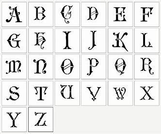 Image Result For Easy Wood Burning Stencils Alphabet Monogram Letters