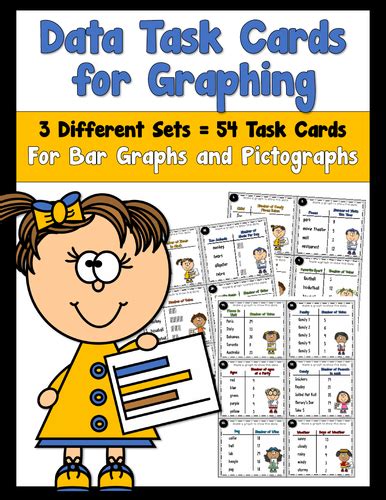 Data Task Cards For Graphing Teaching Resources