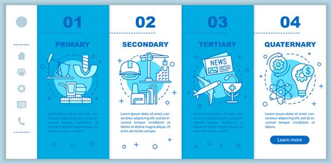 Manufacturing Process Onboarding Mobile Web Pages Vector Template