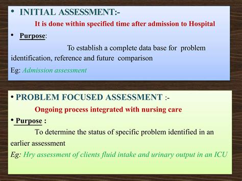 Nursing Processassessment Ppt