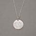 Script Monogram Necklace Pendant Triple Initial By GaudyBaubles