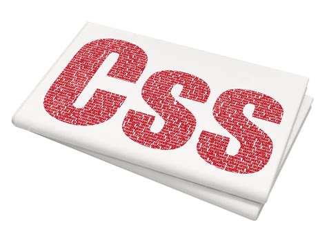 Programming Concept Css On Blank Newspaper Background Software System