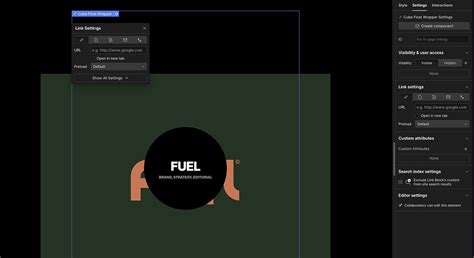 Link Settings Does Not Have Cms Option Cms Forum Webflow
