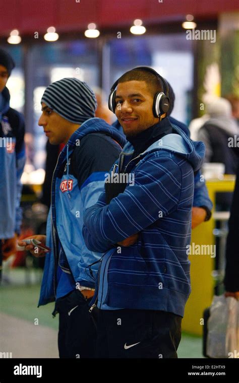 German Football Team Hertha Bsc Checking In At Tegel Airport For A
