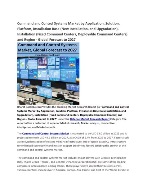 Ppt Command And Control Systems Market Global Forecast To