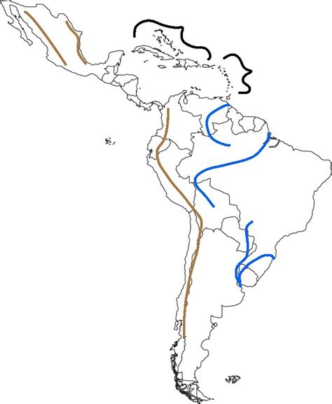 Latin America Physical Map Pt Diagram Quizlet