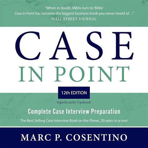 Case in Point (12th Edition): Complete Case Interview Preparation (Audio Download): Marc ...
