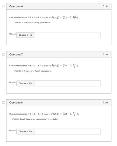 solved question 6 5 pts consider the function f r xr rxr