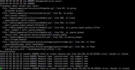 ssh 连接不了主机报connection closing socket close Issue jumpserver