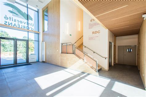 Iut Dorléans Bâtiment Administratif De Liut Obm Construction Bois