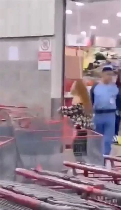 Mystery Woman Strips Off At Costco Supermarket To Prove Shes Not A