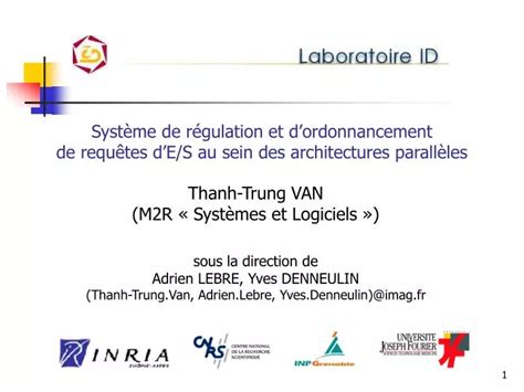 Ppt Système De Régulation Et Dordonnancement De Requêtes De S Au Sein Des Architectures