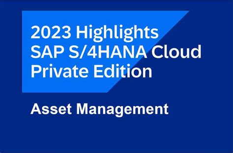 Sap S4hana Asset Management Sap Community