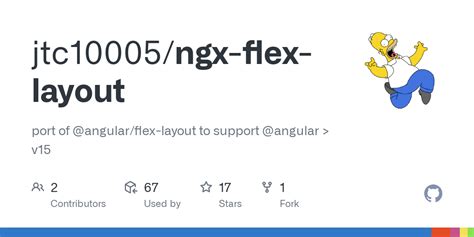 Github Jtc10005ngx Flex Layout Port Of Angularflex Layout To Support Angular V15