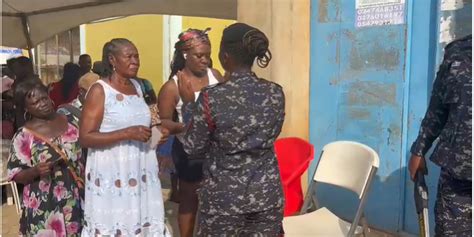 ElectionHQ Police Prevent NPP Delegates From Entering Voting Booths With Phones MyJoyOnline