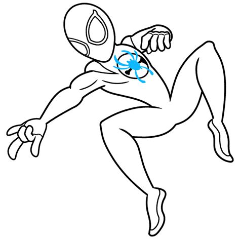 How To Draw Miles Morales Spider Man Really Easy Drawing Tutorial
