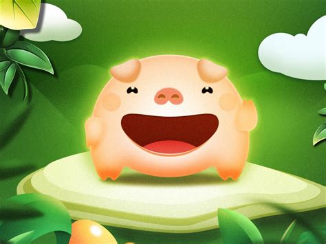 【搜狗输入法皮肤】做2019最有机的猪仔 七秒忘 站酷zcool