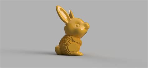 Easter Bunny With Blocky Body Remixed By Mikeproch Makerworld