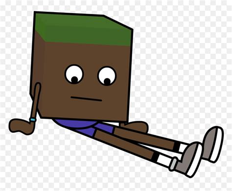 Grass Block By Digbio Cartoon Hd Png Download Vhv
