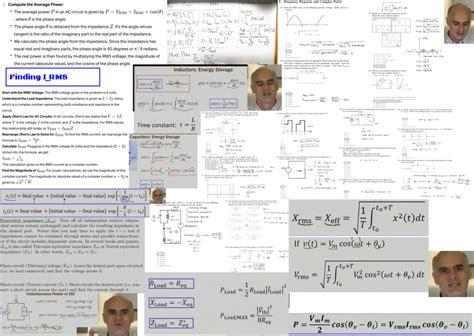 ECE Exam Crib Sheet Ece K Review And Compute The Average Power RMS Complex Power