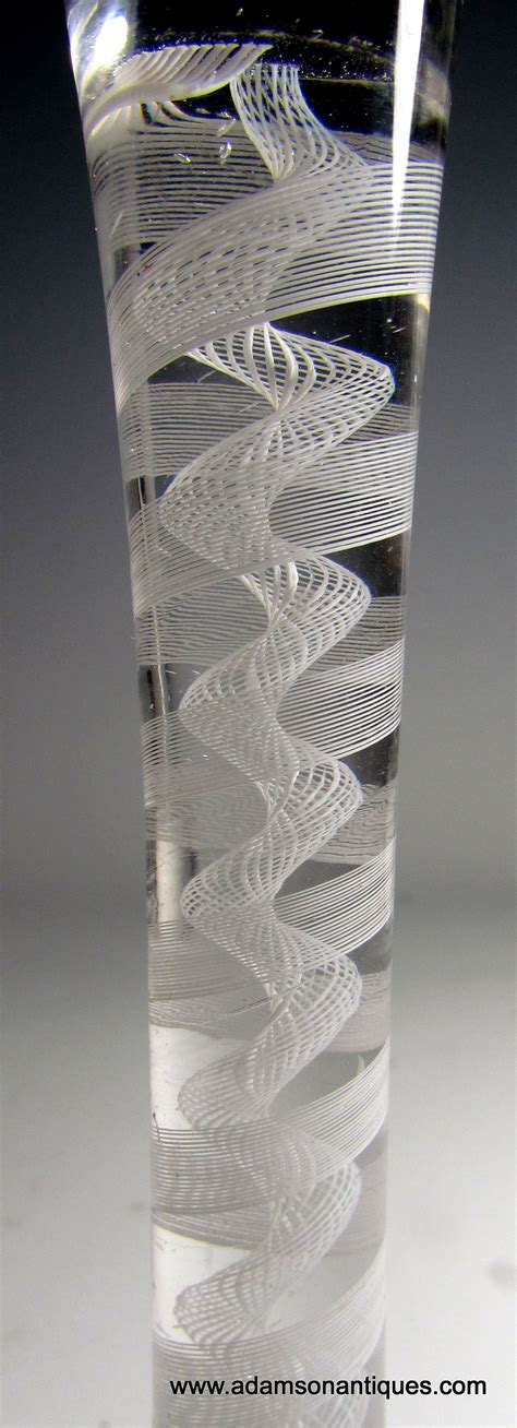 Adamson Antiques Opaque Twist Cordial Glass