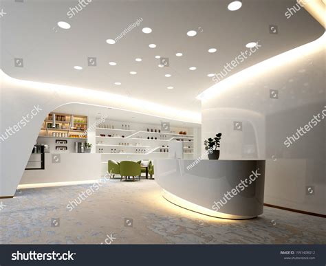 3d Render Luxury Spa Wellness Center Stock Illustration 1591408012