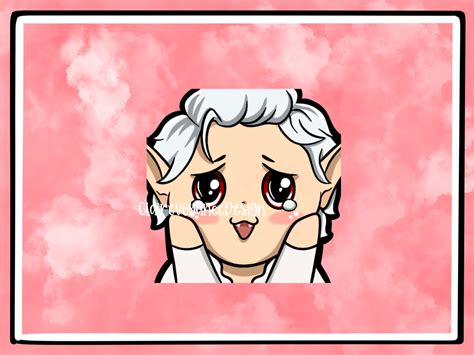 Astarion Emotes Pack Baldurs Gate 3 Twitch Discord Streaming Chibi