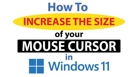 How To Change The Size Of Your Mouse Cursor In Windows YouTube