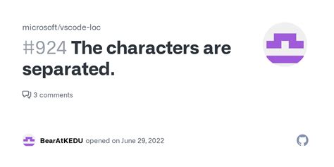 The Characters Are Separated · Issue 924 · Microsoftvscode Loc · Github