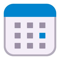 Calendar Flat Icon Fluentui Emoji Flat Iconpack Microsoft