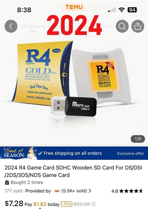 R4 Clone From Temu Rflashcarts