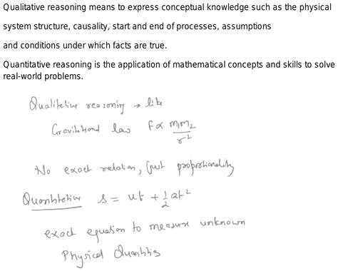 What Is Difference Between Qualitative And Quantitative Reasoning And Mathematical Modelling