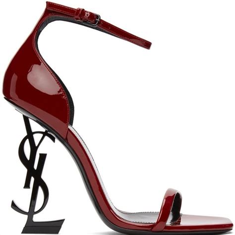 Yves Saint Laurent Shoes Ysl Hot Red Opyum 1 Heel Poshmark